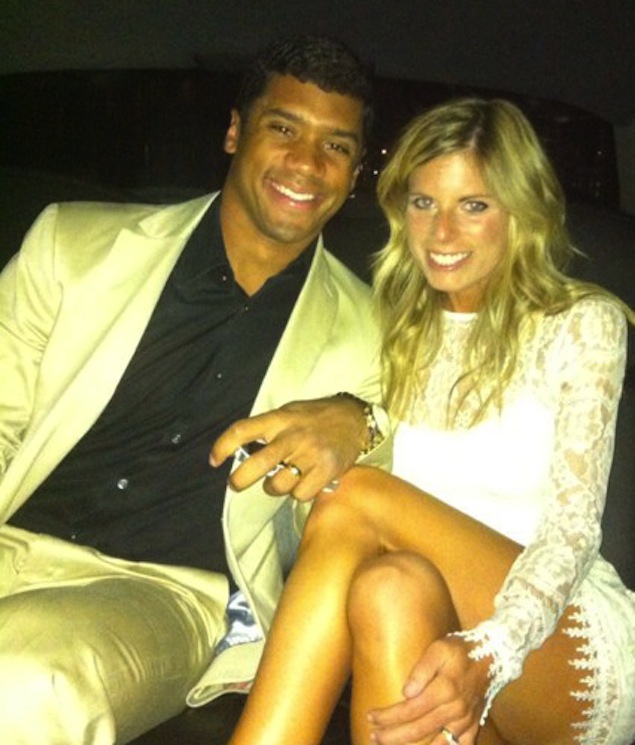 Seattle Seahawks' Russell Wilson is married to a white woman