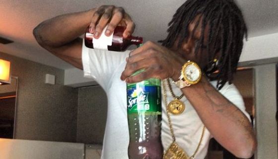 Stuck On Lean: Chief Keef Flaunts His Codeine Addiction? [Photos] | Bossip