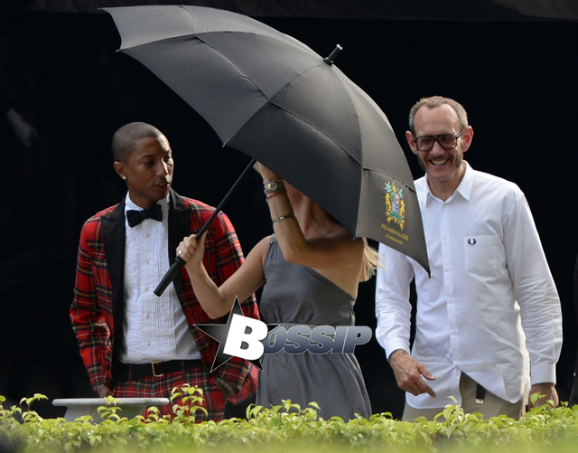 Plaid-Clad Pharrell Has Terry Richardson Wedding Day Portraits Taken