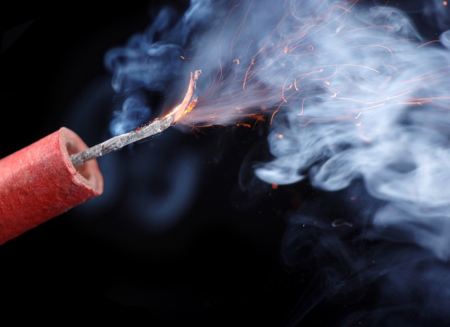 Father And Son Watch Man's Hand Get Blown Off By Firecracker