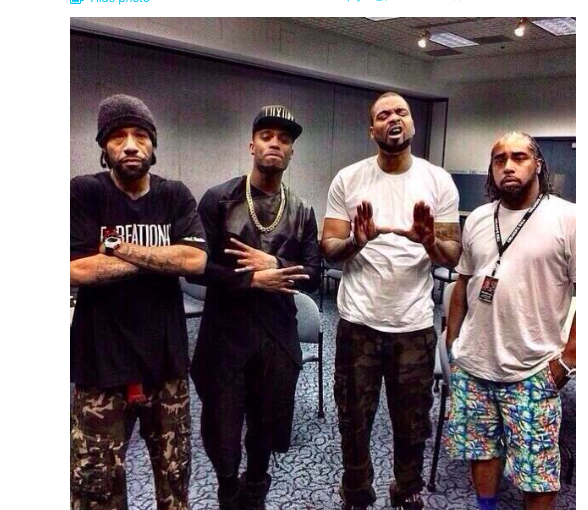 Rapper Looks Busted Up On Twitter