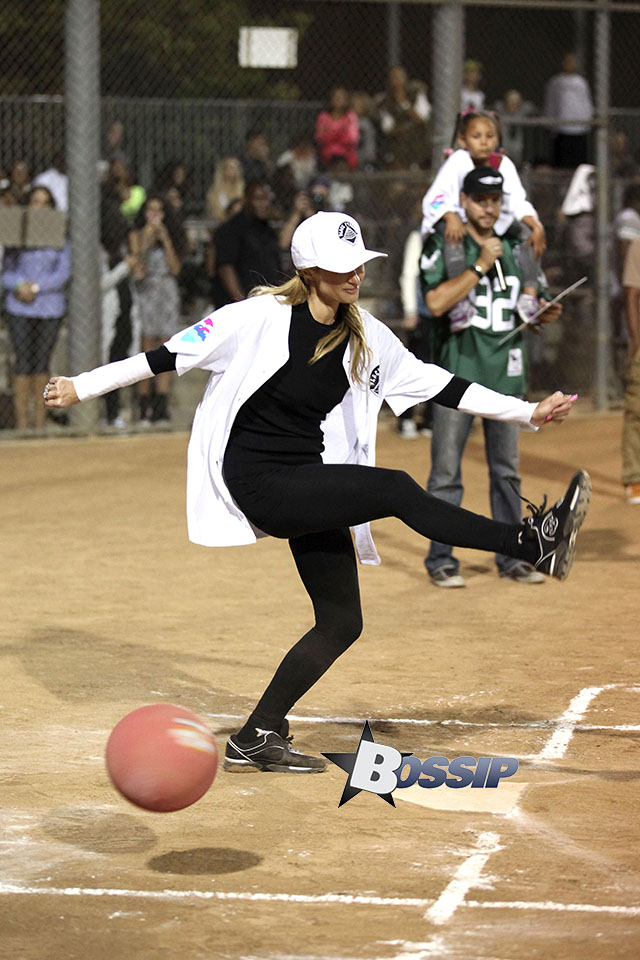 Chris Brown And Quincy Combs Host Celebrity Kickball Game For Charity