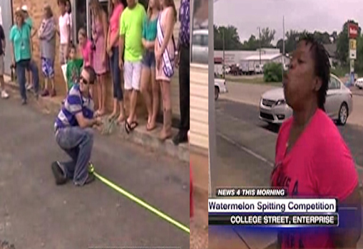 Watermelon Seed Spitting Champion In Alabama