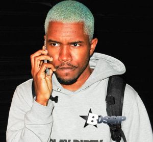Frank Ocean Is Sporting Blueish-Greenish Dyed Hair