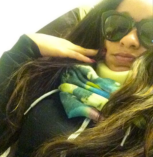 Tahiry Wears A Neck Brace After NYFW Fight