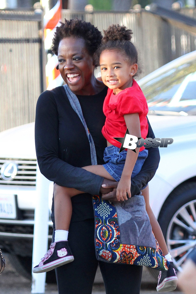 Viola Davis Took Her Daughter Genesis To Mr. Bones Pumpkin Patch
