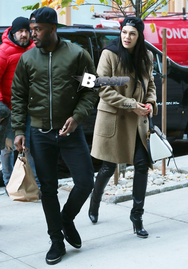 Luke James Joins Girlfriend Jessie J At Her NYC Hotel And To Event ...