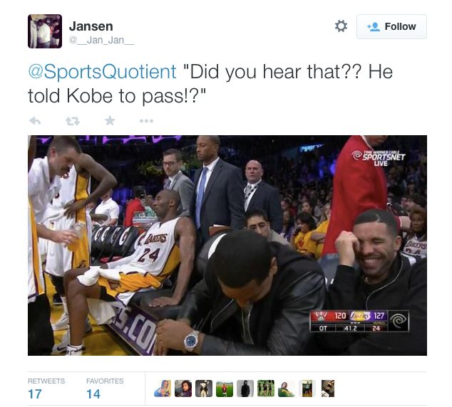 14 Secret Things Kobe Probably Said To Drake