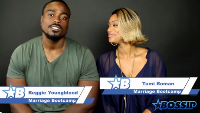 Tami Roman & Reggie Youngblood Talk "Marriage Bootcamp" And Failing Lie ...