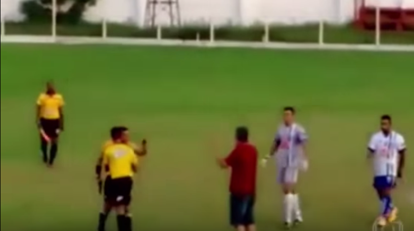 Brazilian Ref Pulls Gun During Soccer Match
