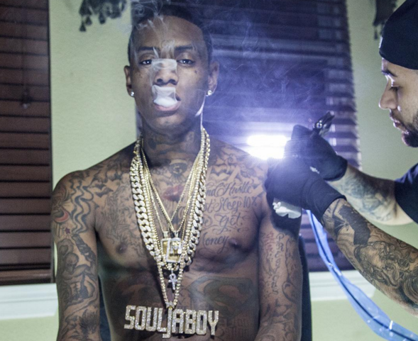 Soulja Boy Has Been Getting His Face Tattoos Removed For 5 Years - Bossip