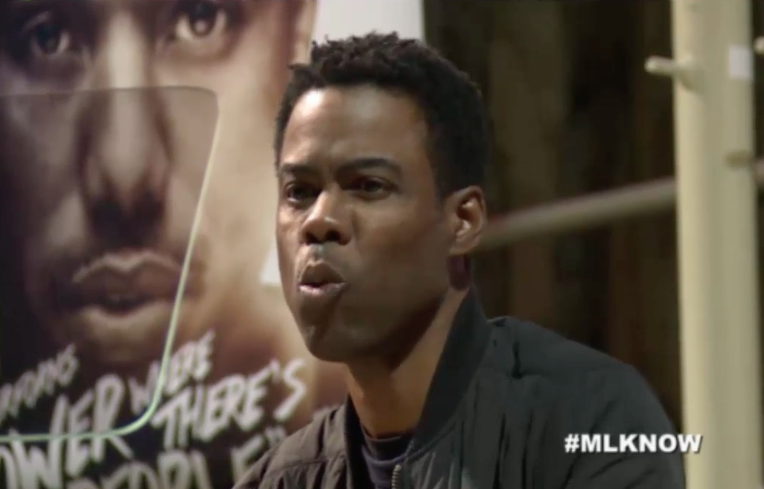 Chris Rock At MLKnow Reading James Baldwin "My Dungeon Shook"