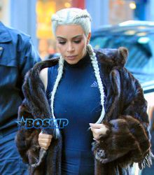 Kim Kardashian Posts Cornrow Hair Tutorial