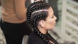 Kim Kardashian Posts Cornrow Hair Tutorial
