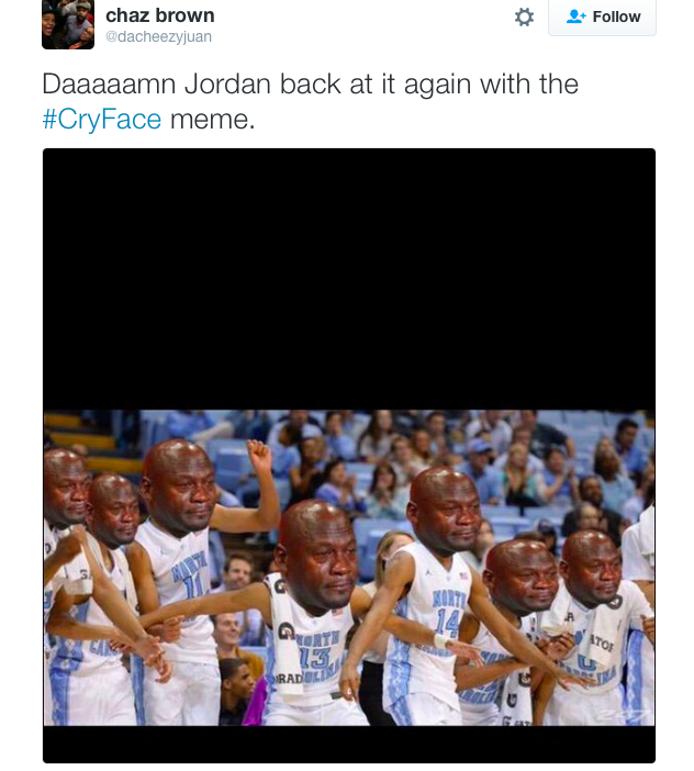 The Funniest Jordan Cry Face Memes From The NCAA Championship | Page 2 ...