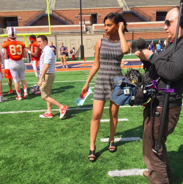 Meet The Beautiful Big 10 Sports Reporter Taylor Rooks | Bossip