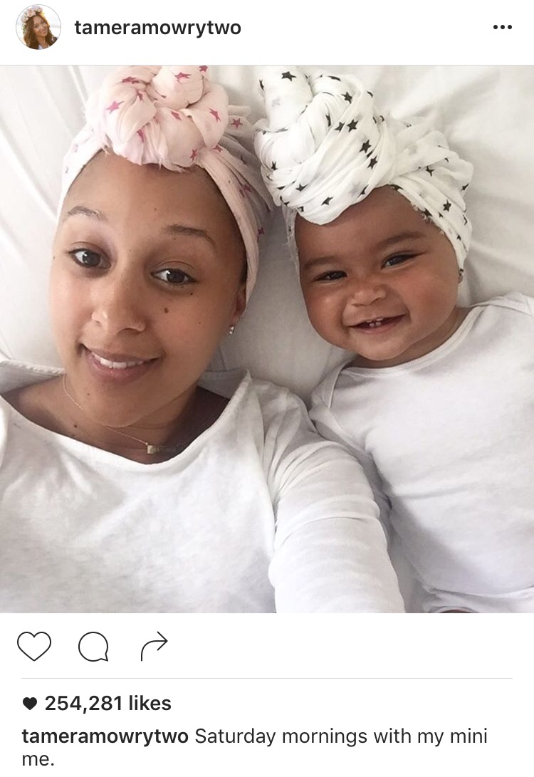 Tamera Mowry Poses With Baby Ariah