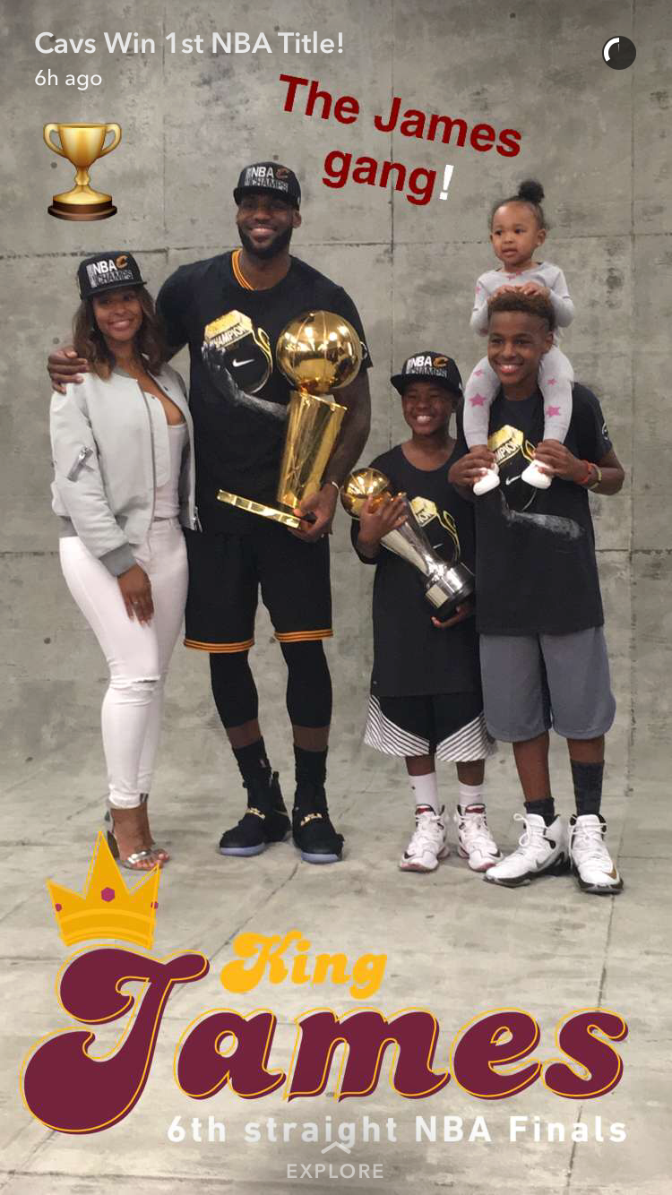Lebron James’ Daughter Zhuri Makes Debut At Dad’s Championship Win | Bossip