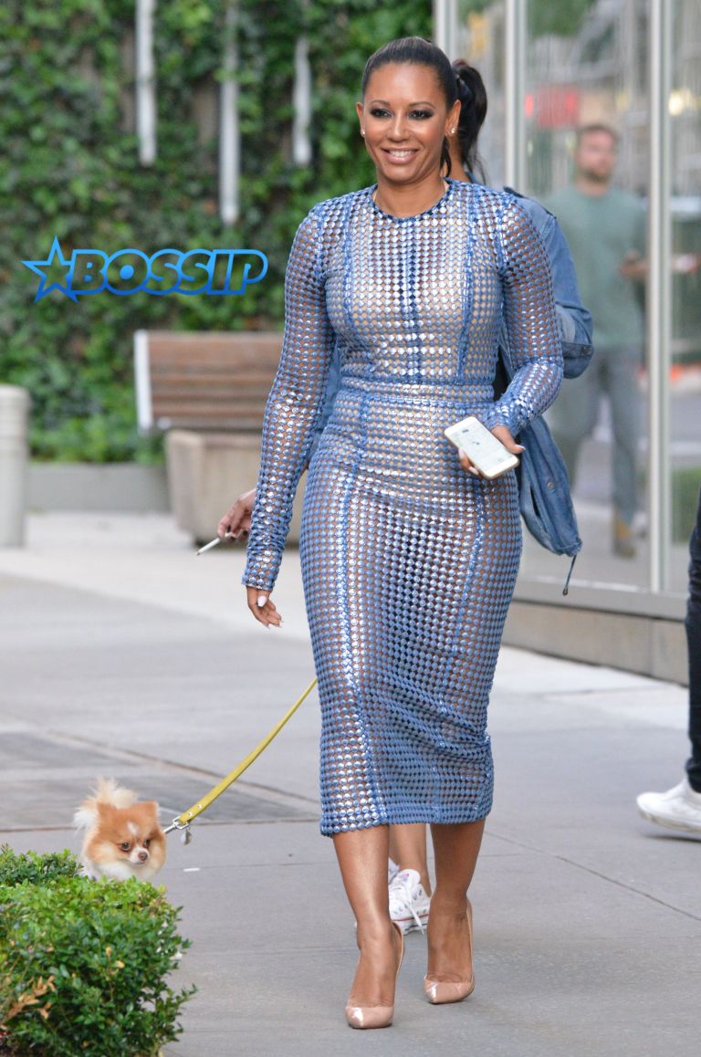Mel B. Spotted In NYC