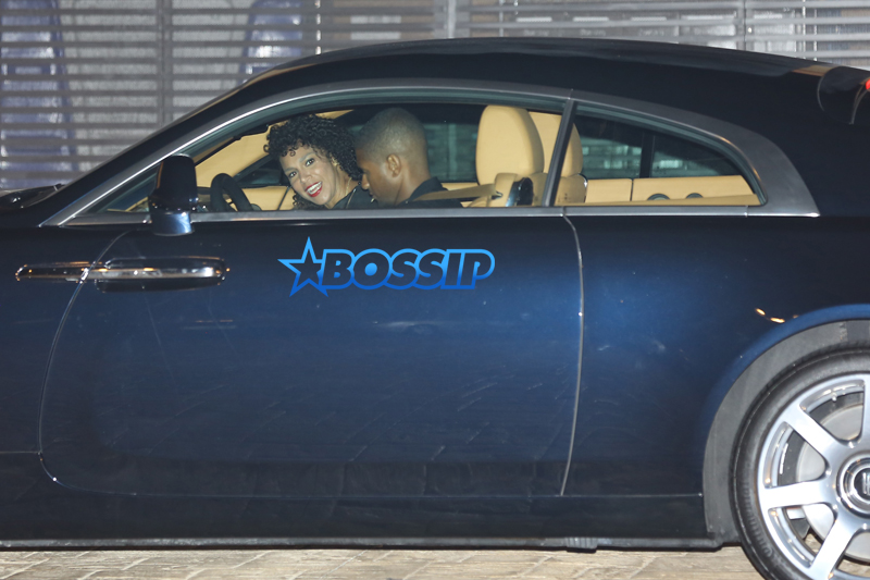 Usher And Grace Miguel Dine Out At Nobu