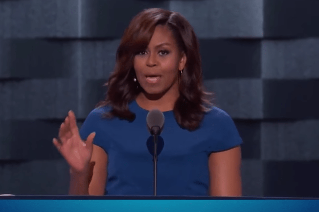 Michelle Obama Emotional DNC Speech Endorsing Hillary Clinton