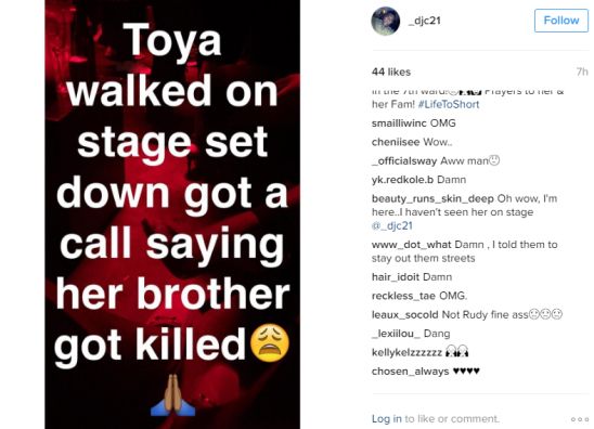 Toya Wright's Brothers Josh and Rudy Johnson Shot To Death In New Orleans
