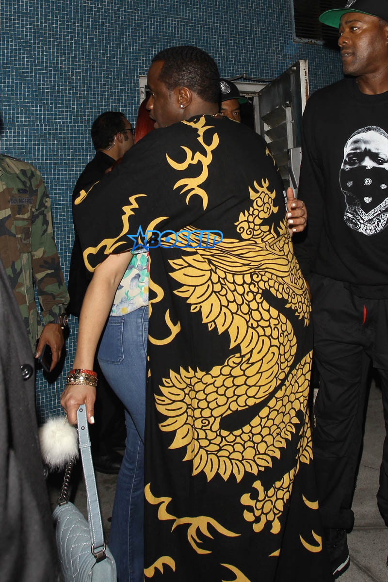 Diddy And Cassie Party At Bootsy Bellows After Bad Boy Tour