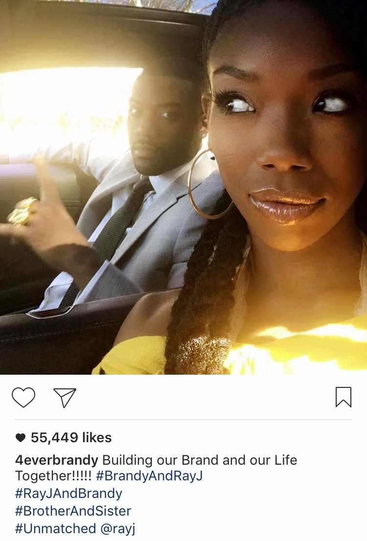 Brandy Blasted Over Ray J Picture