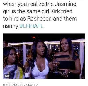 Did Kirk Try To Bring Jasmine Into His Home With Rasheeda A While Ago?