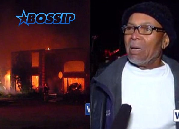 Tyler Perry's Dad's Home Burns To Ashes