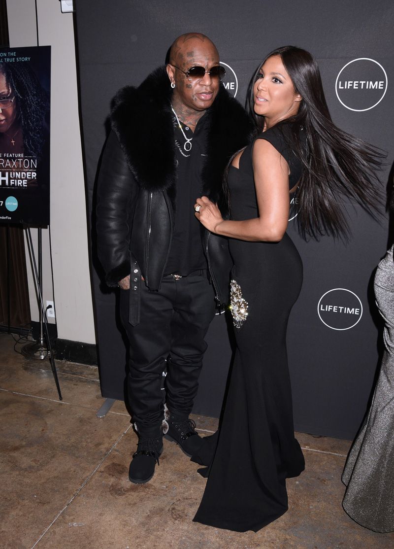 Love & Face Tats: Birdman Supports His Bae Toni Braxton At Her Movie ...