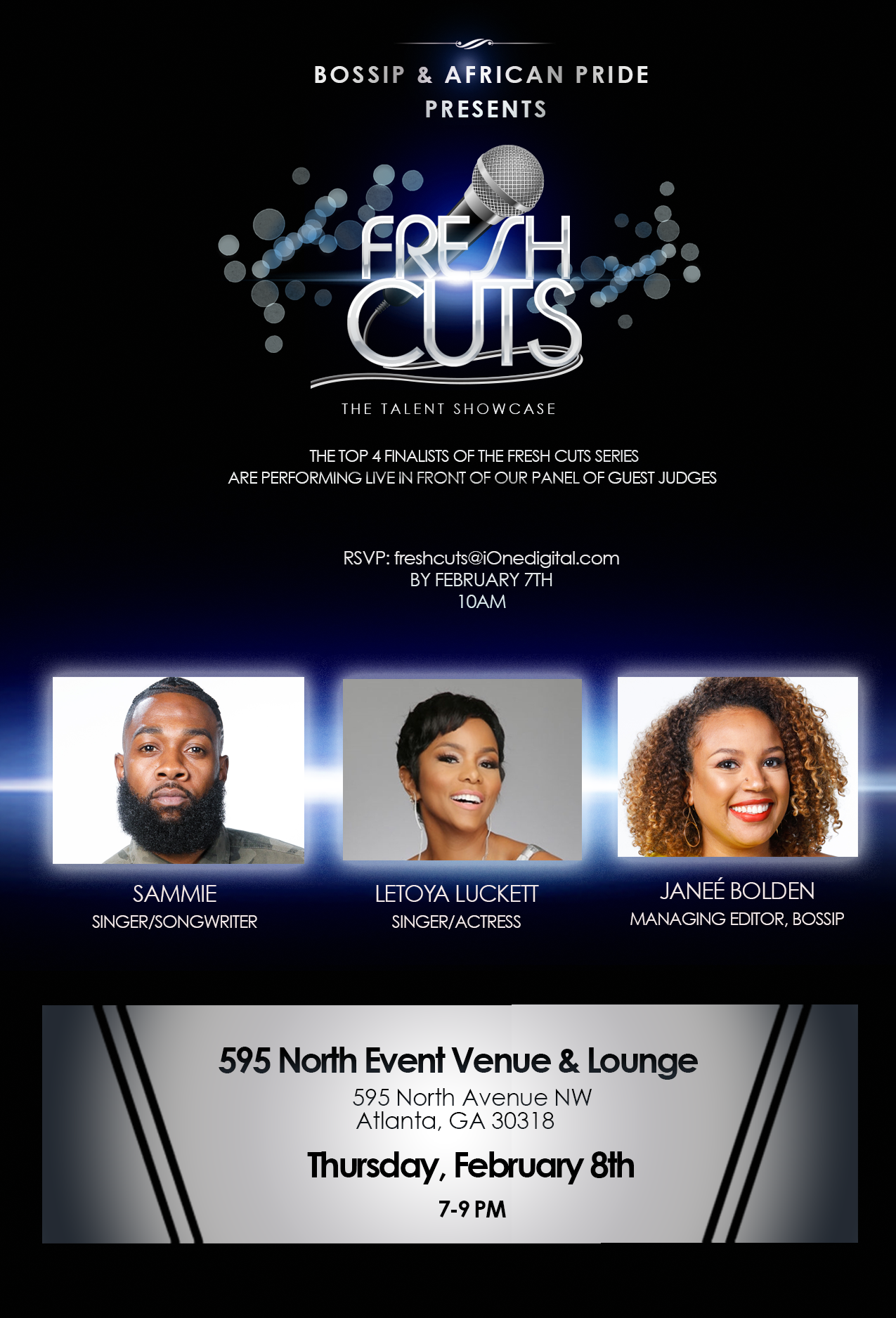 Event Invite: Fresh Cuts R&B Showcase Featuring Celebrity Guest Judges ...