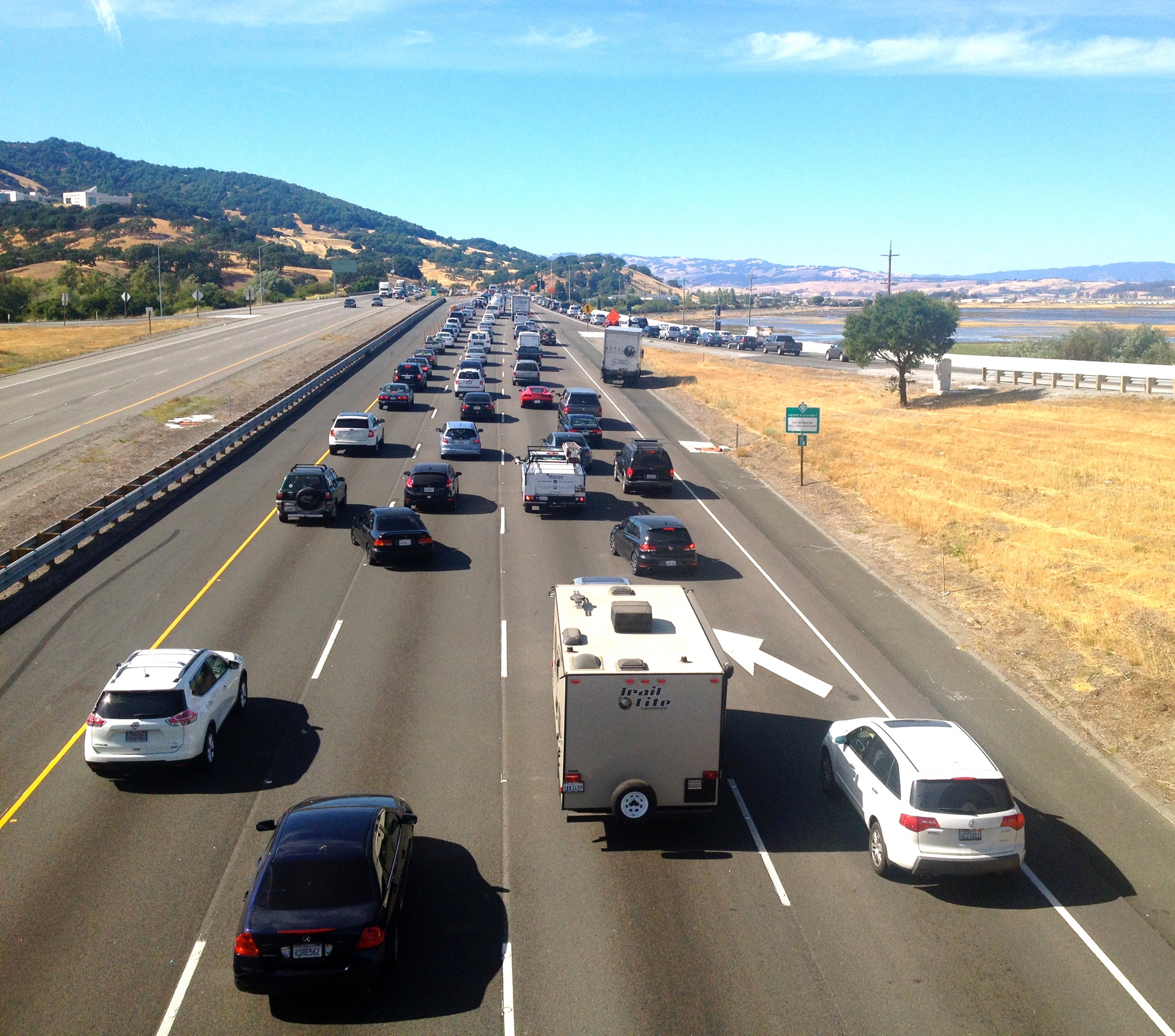Road Rage: Guy Gets Spit In The Face & Rolls His SUV