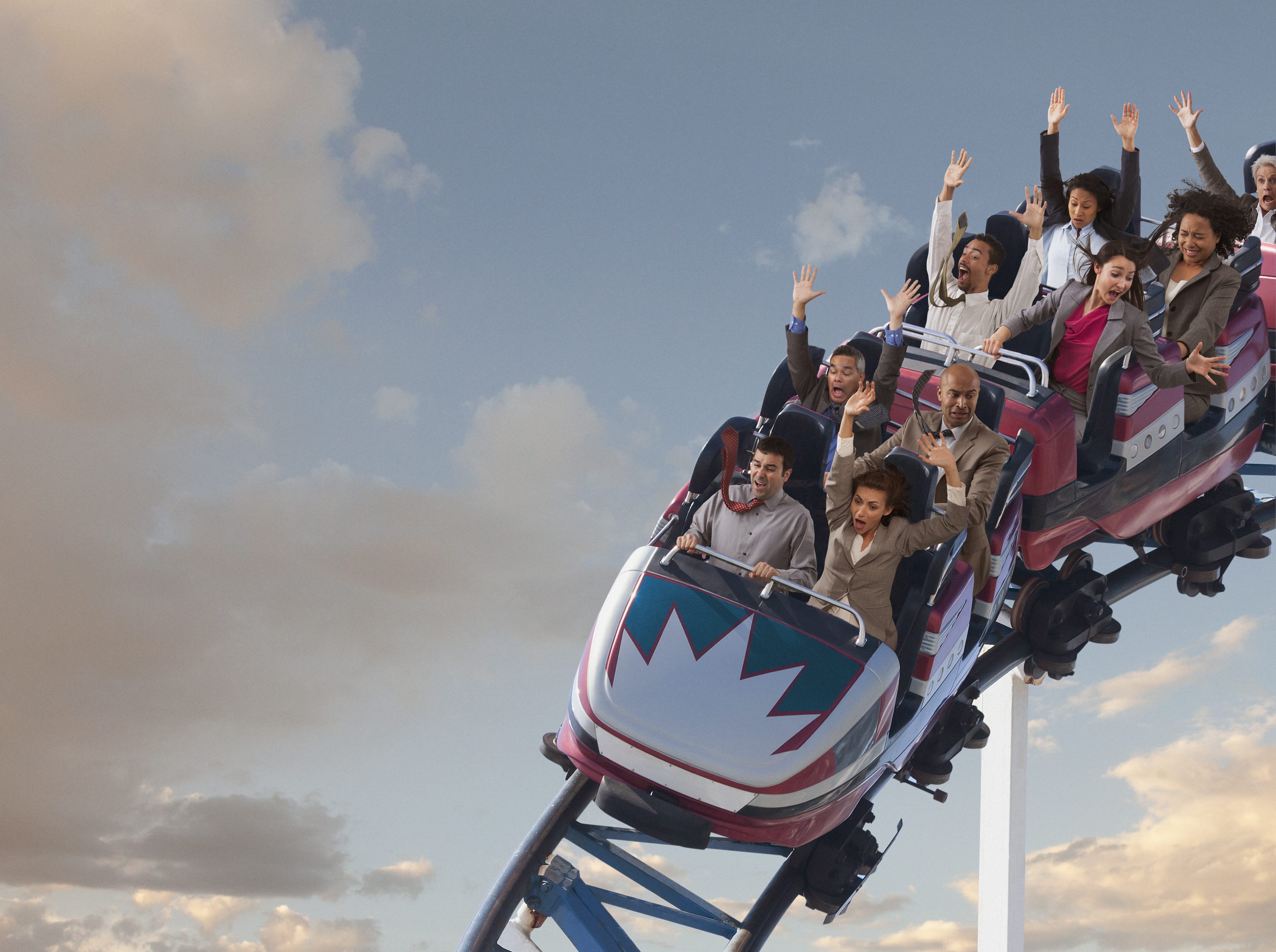 Jesus Take The Wheel: Frightened Folks Dangle Off Roller Coaster After ...