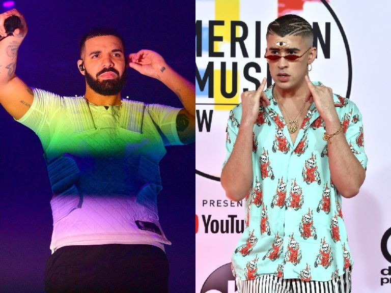 Drake is featured on Bad Bunny's new single and music video for "Mia"