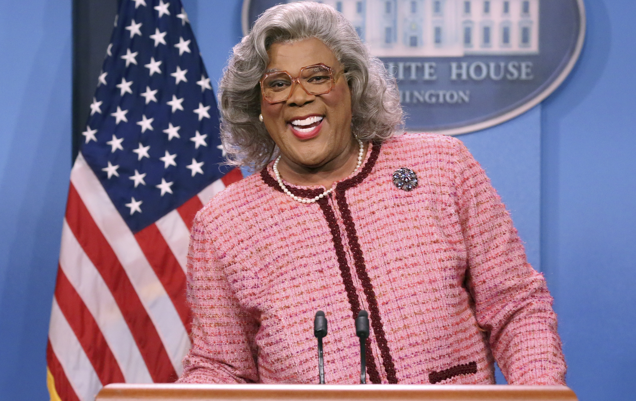 Watch Madea Shake Her Meemaw Monkey At Howard's Homecoming Pep Rally