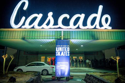 Cascade Fun Center Transformed To Skate & Screen For HBO's "United ...