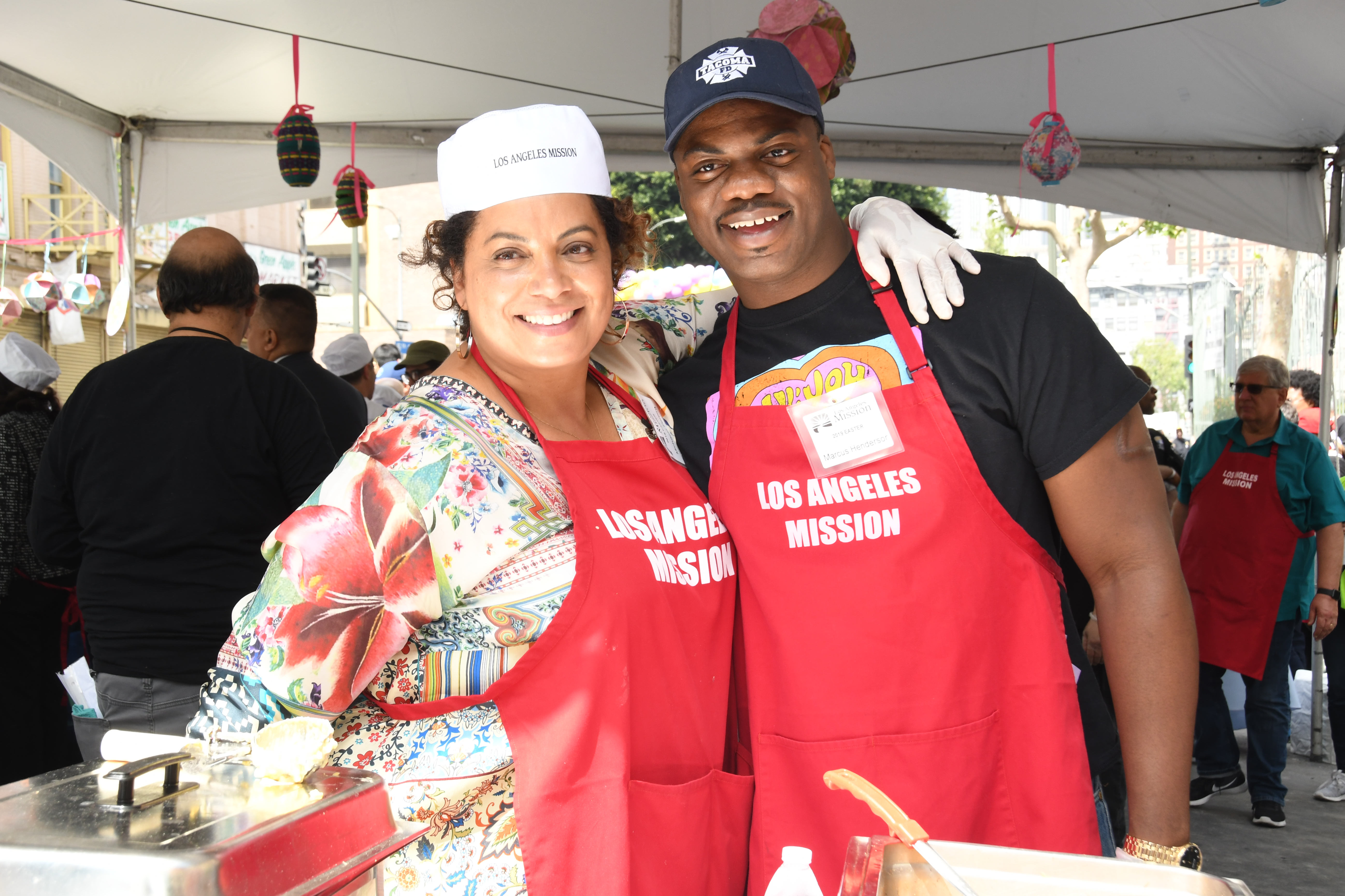 Pharrell Williams And His Precious Son Rocket Volunteer At LA Mission ...