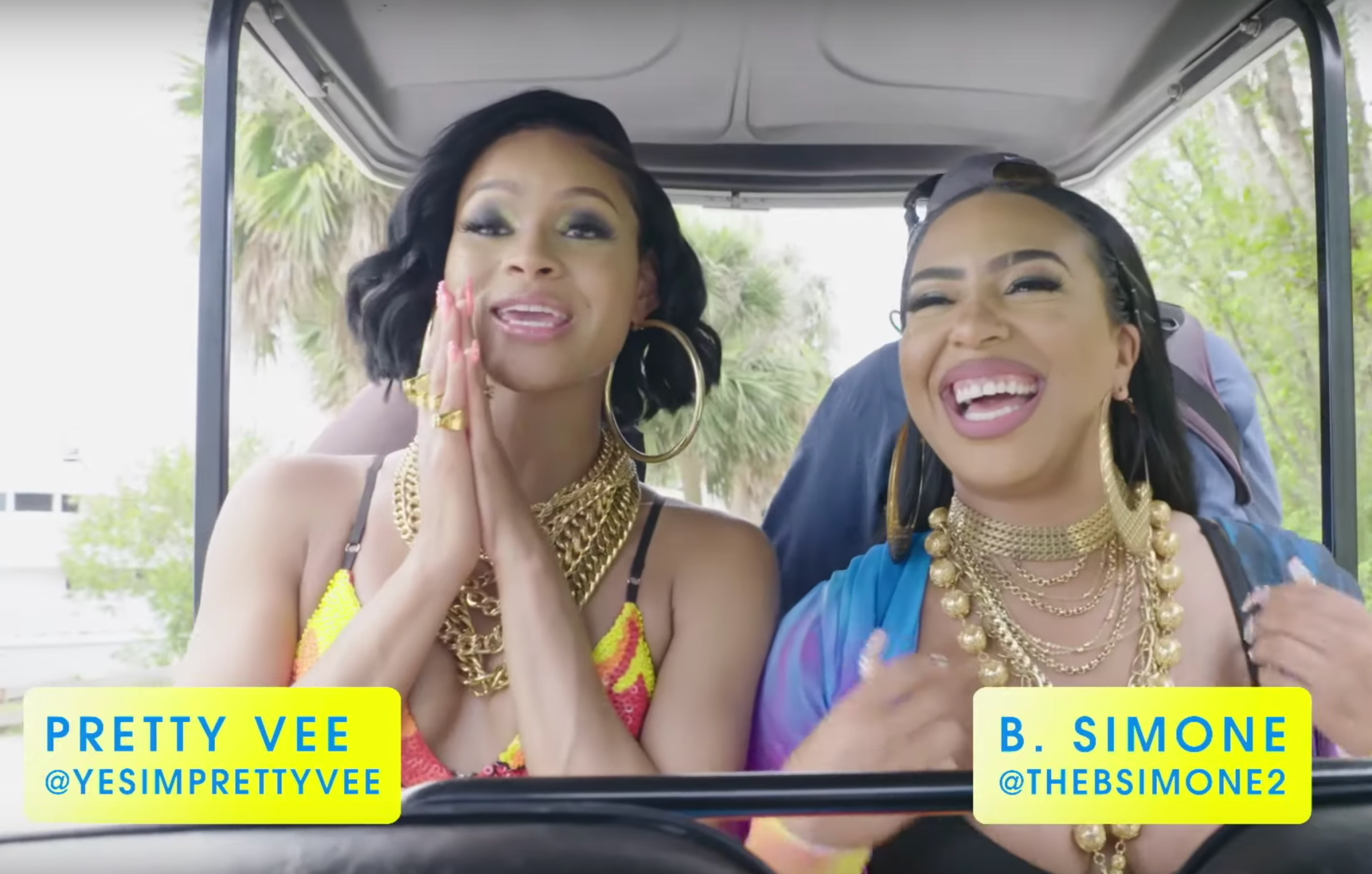 Pretty Vee and B. Simone give behind-the-scenes looks at Girls Cruise