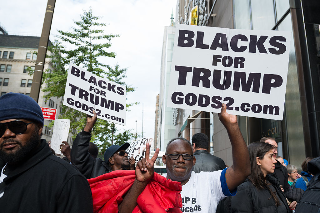 Black Fox News audience member says African-Americans love Trump