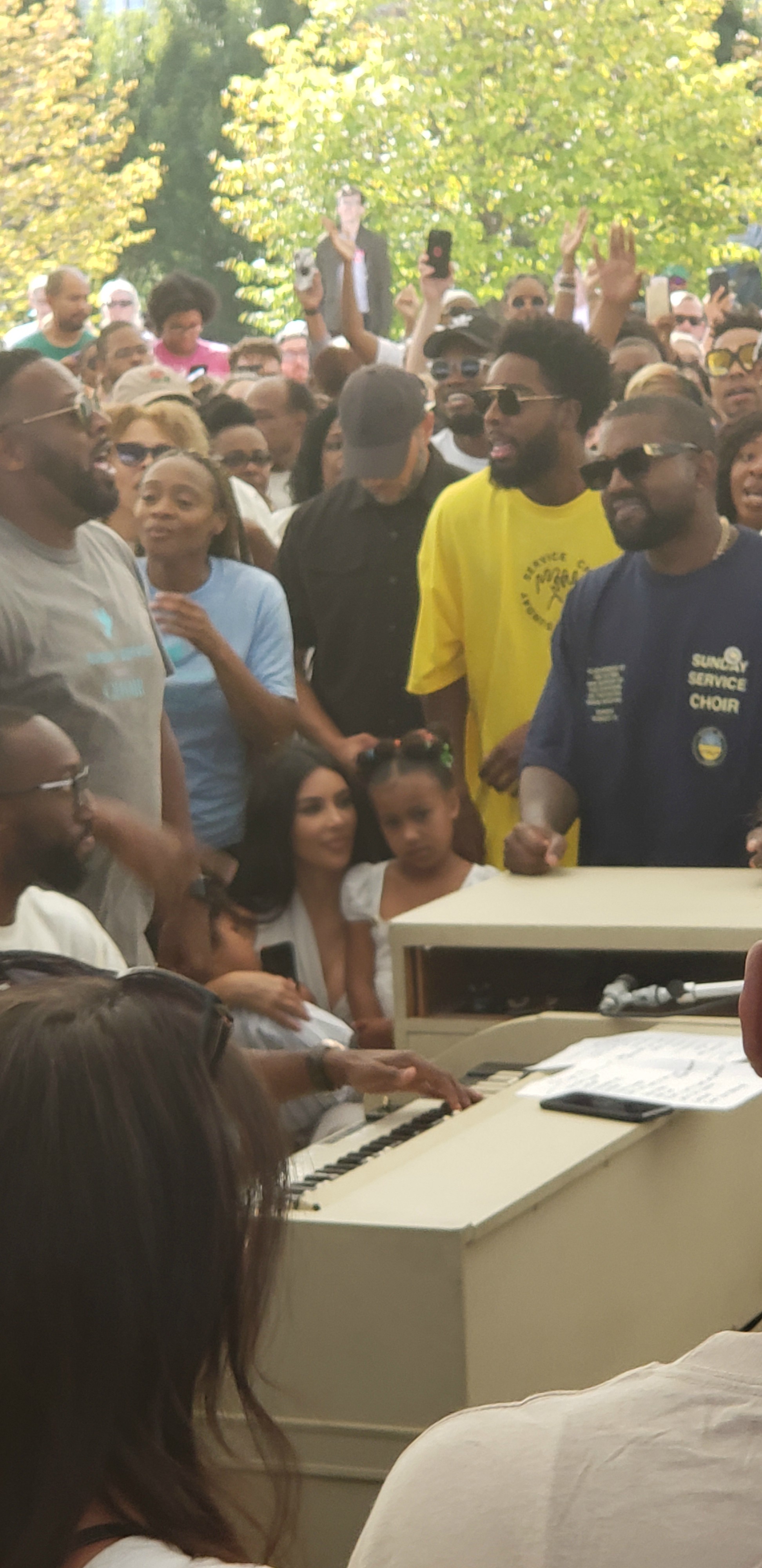 Kanye West Hosts A Special Sunday Service In Dayton, Ohio
