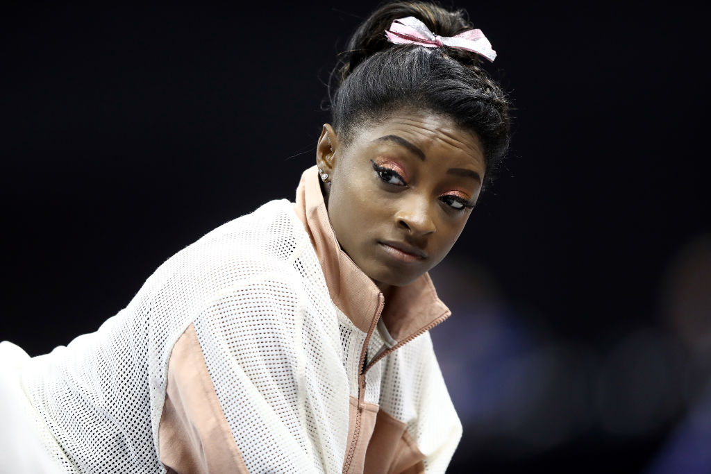 Simone Biles Lands Two Signature Moves At Gymnastics World Championships