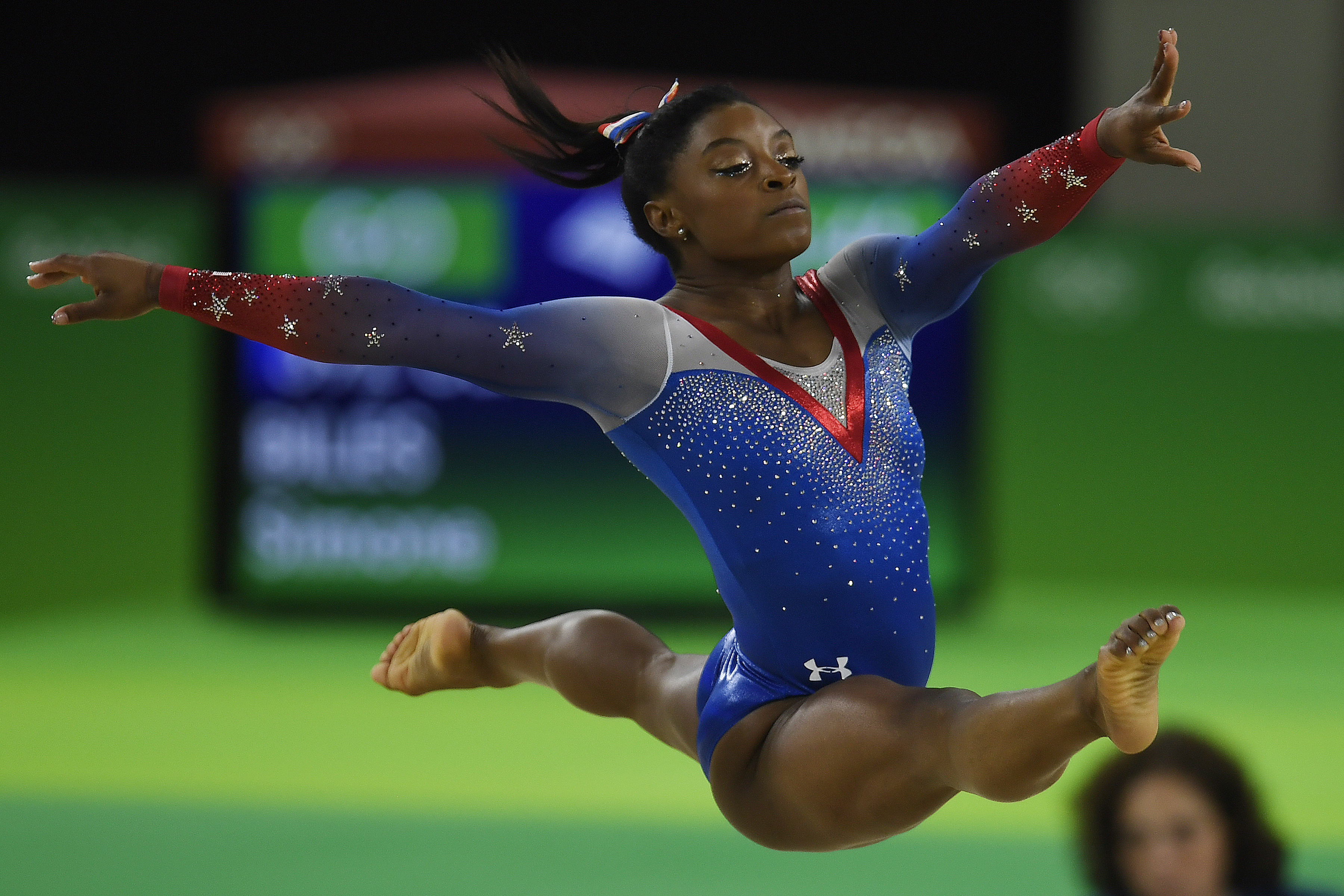 Simone Biles Lands Two Signature Moves At Gymnastics World Championships