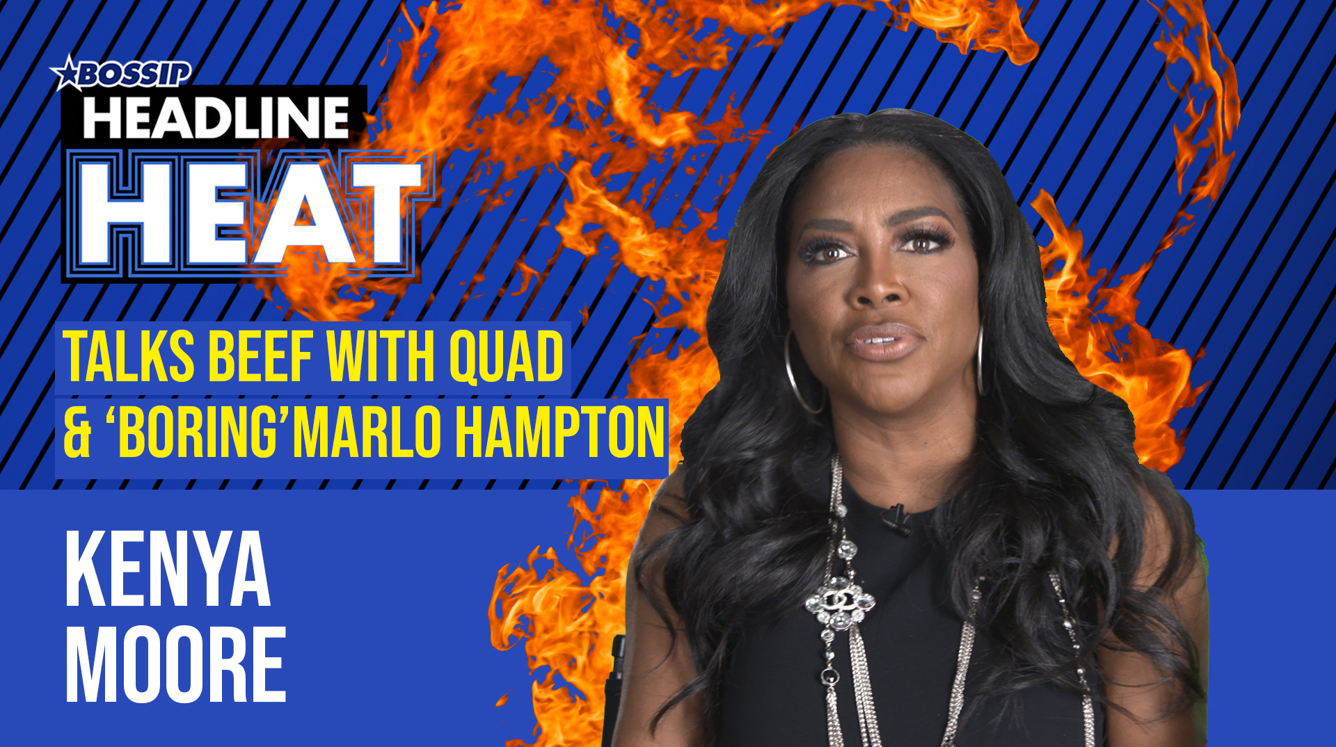 Kenya Moore Talks THAT Messy #WWHL Shade Trade With Quad