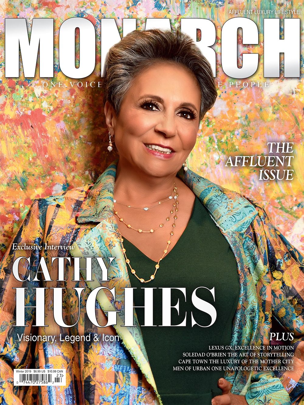 Cathy Hughes Covers MONARCH Magazine