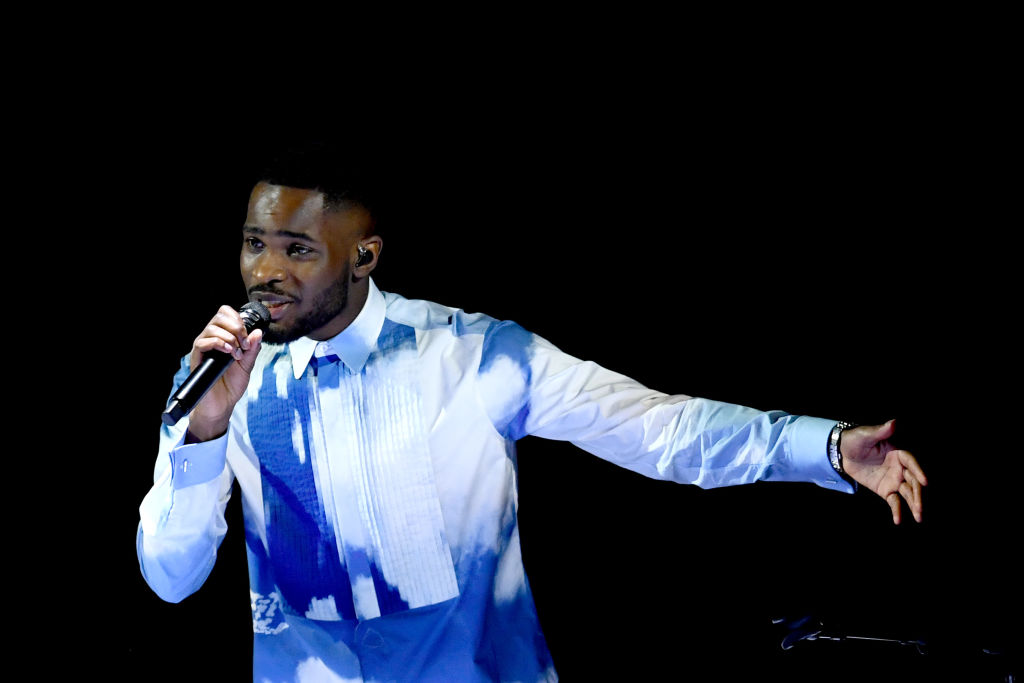 U.K. rapper Dave performs socially conscious song "Black" at BRITs 2020