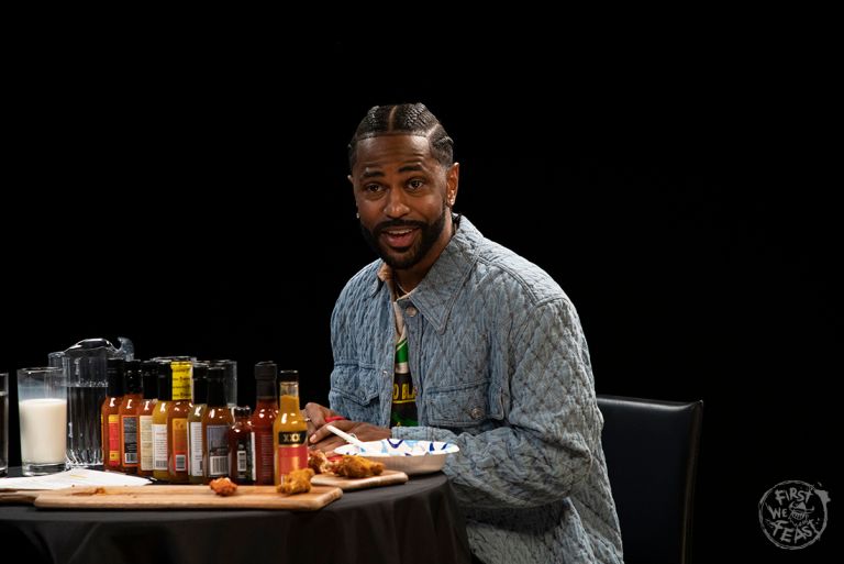 Big Sean Goes On a Spiritual Journey While Eating Spicy Wings