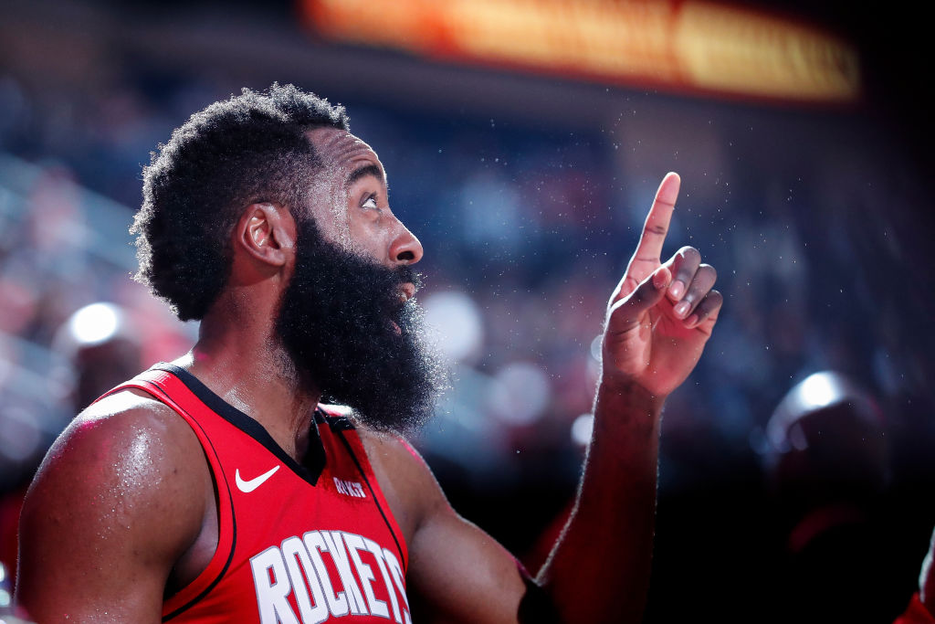 James Harden sparked confusion by wearing a thin blue line face mask ...