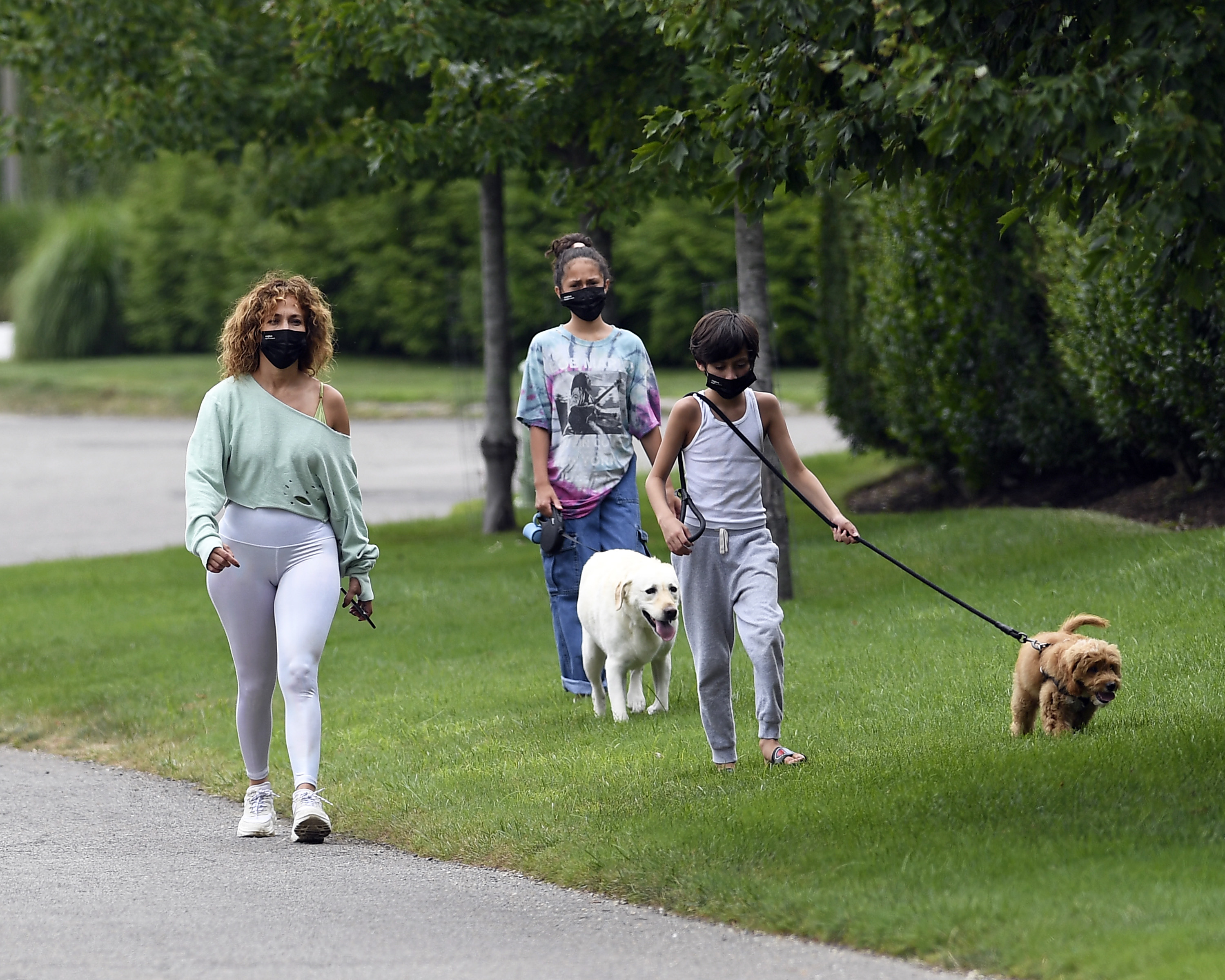 Jennifer Lopez Walks Dogs In The Hamptons Ahead Of Her 51st Birthday ...