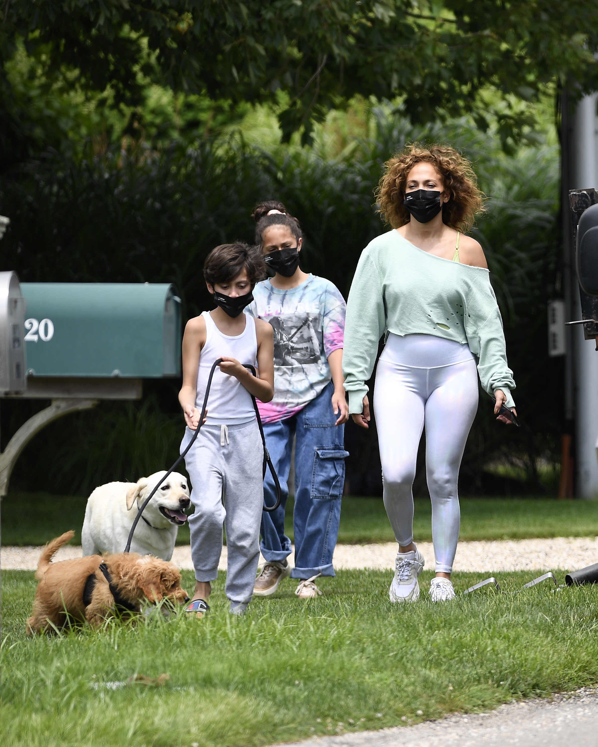 Jennifer Lopez Walks Dogs In The Hamptons Ahead Of Her 51st Birthday ...
